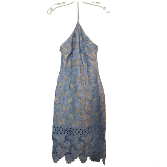 Gianni Bini | Dresses | Gianni Bini Halter Lace Dress Lined Size 4 ...